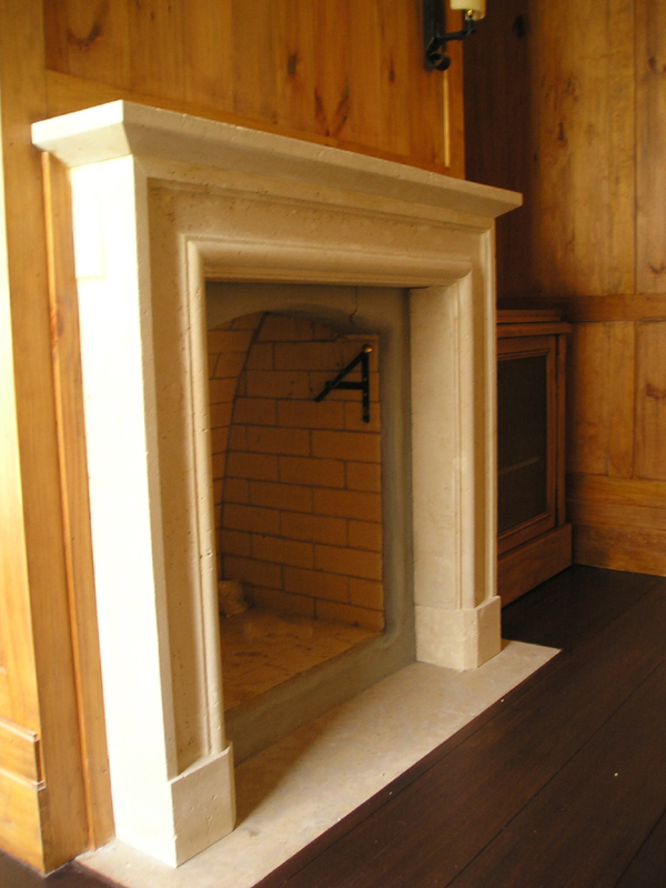 TGH - stone fireplace surrounds and mantels